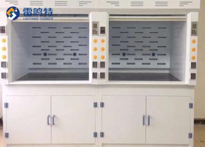 China PP Polypropylene 0.6m/S Laboratory Fume Hood With LED Triproof Light for sale
