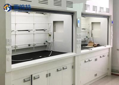 China low noise 60db Lab Fume Cupboards 30W Lamp Fume Hood Cabinet for sale