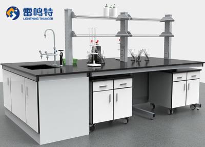 China fireproof 750mm Laboratory Counter Tops Steel And Wood Structure for sale
