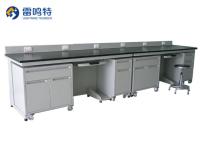 China Scientific Laboratory 450kgs / m2 Steel Wood Workbench With Base Cabinet for sale