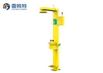 China Electric Heating ISO Emergency Eyewash And Safety Shower Station For Laboratory for sale