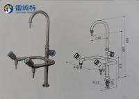 China Three Port ODM Laboratory Accessories Watersaver Lab Faucet for sale