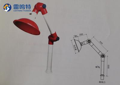 China Mounted 75mm Polypropylene Laboratory Accessories Fume Extraction Arm for sale