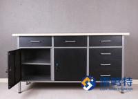 China 1.2cm Laboratory Counter Tops Heavy Duty Workstation With Cabinets Drawers for sale