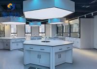 China ODM Laboratory Work Table Classroom Science Chemistry Hexagonal 1.0 Crs Frame for sale