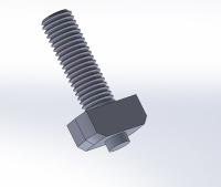 China Structural Grid Ceiling-Positioning T bolt Quick positioning in Extrusion Structural Tee for sale