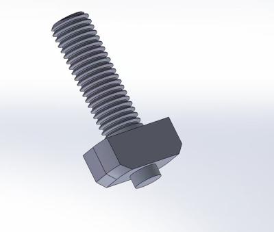 China Structural Grid Ceiling-Positioning T bolt Quick positioning in Extrusion Structural Tee for sale