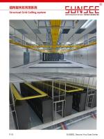 China Data Center Structural Grid Suspended Ceiling System for sale
