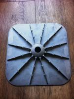 China Big Foot Rubber Base Plate Aluminum Base Plate Rooftop Support for sale