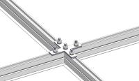 China Structural Suspended Grid Ceiling System - X Cross Connector for sale