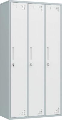 China 90x43x180C 3 doors 3-Column metal locker cabinet office furniture cabinet used in factory financial department for sale