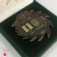 China Soccer Phoenix Custom Printed Coins , Copper Messi Press Double Sided Coin for sale
