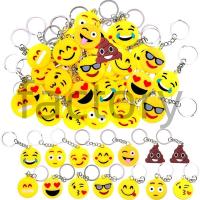 China Children Promotional Rubber Keyrings , Animal Cartoon PVC Keychain Soft Rubber for sale