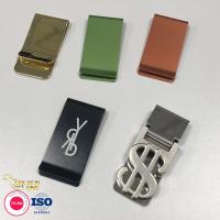 China Card Holder Metal Wallet Clip Men Engraved Logo Stainless Steel for sale
