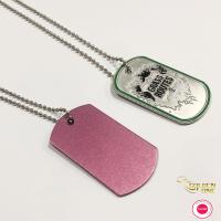 China Stainless Steel Pendant Dog ID Name Tags , Customised Engraved Dog Tags With Logo for sale