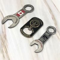 China Beer Metal Wine Opener Custom Shaped Stainless Steel Aluminum Flat Business Logo for sale