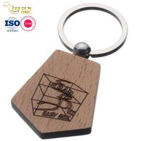 China Art Craft Wooden Key Chain 2D Heart Silver Cute Charm Rainbow Keyring for sale