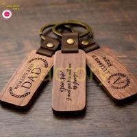 China Custom Wooden Key Chain Hot Blank Picture Anime Heart Fish Rectangle for sale
