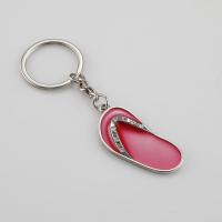 China High quality wholesales Cute Design Custom Apple Shape Nickel Plated  enamel Metal Keychain for sale