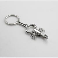 China Wholesale Bulk Handmade Custom Cute design 3D  logo Antique silver plated zinc alloy Metal key chain for sale