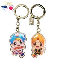 China new design promotional gift custom manufacturer metal tourist souvenir 2d basketball keychain for sale