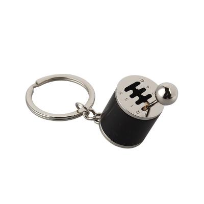 China Good Quality Die 3D Custom Logo Struck Laser Engraving Collectible Silver Plated Metal Key Ring for sale