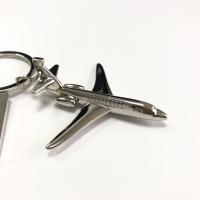 China Rectangle Metal Airplane Key Chain ,  Airliners Helicopter Key Chain for sale