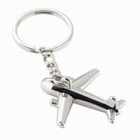 China Rectangle Metal Airplane Key Chain ,  Airliners Helicopter Key Chain for sale