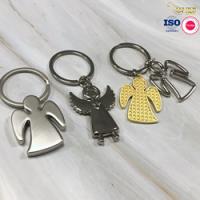 China Popular Selling Manufacturer Design Your Own Key Chain Custom Shaped Keyring Lovely Fake Diamond Shiny Nickel  Crown Keychain for sale