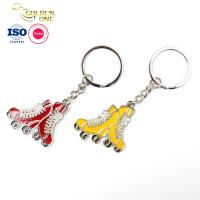 China Silver Musical Brass Keyring Business Gift Handmade Engraved Custom Double Sided Word Blank Metal Keychain for sale
