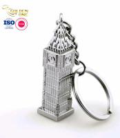 China Silver Musical Brass Keyring Business Gift Handmade Engraved Custom Double Sided Word Blank Metal Keychain for sale