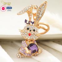 China Hot Sale Cute Crystal Rhinestone Koala Bear Animal Keychain Women  Key Ring Holder Bag Accessories Keychains For Gift for sale