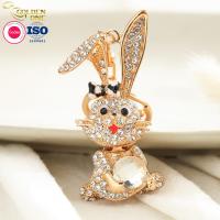 China Hot Sale Cute Crystal Rhinestone Koala Bear Animal Keychain Women  Key Ring Holder Bag Accessories Keychains For Gift for sale