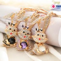China Hot Sale Cute Crystal Rhinestone Koala Bear Animal Keychain Women  Key Ring Holder Bag Accessories Keychains For Gift for sale