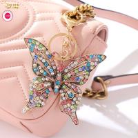 China Hot  Sale Custom Koala Pink Bear Tree Charm Lovely Jewelry Keychain Anime Shiny Gold Cute Animal Tiger Key Ring For Women Bag for sale