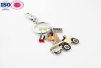 China Turbine Turbo Automotive Key Chain , Engraved Zinc Alloy Keychain for sale