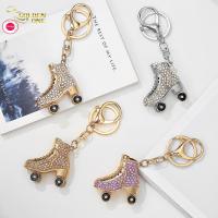China New Manufacturers European American diamond Ghost head creative epoxy metal 3d hip hop car keychain for bag pendant for sale