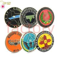 China Commemorative Metal Challenge Coins Complete 3D Casting Printing For Business for sale