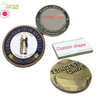 China Silver Souvenir Metal Challenge Coins Masonic Singapore Customized Angel Hard Enamel for sale