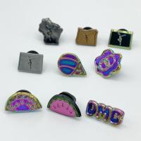 China Souvenir Gift Sneaker Lapel Pin , Black Nickel Zinc Alloy Enamel Pin Shoes Badge for sale