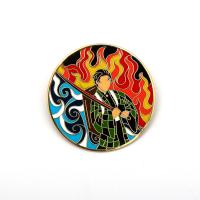 China Cute Movie Character Cartoon Lapel Pin , Enamel Lapel Hard Anime Pin Badge for sale