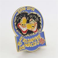 China Zinc Alloy Custom Digital Print Soft Enamel Lions Club Lapel Pins High Level Quality 3D Business Gift for sale