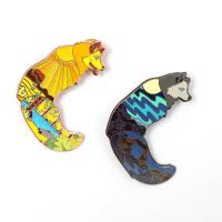 China hot sale customized design hard enamel collar lapel pin hard anime pin badge for sale