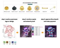 China Cross Design Colors Tongue Durable Badges Glitter Enamel Raised Metal Custom Bespoke Lapel Pins for sale