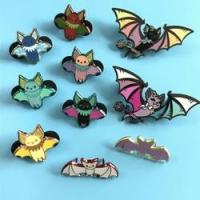China Zinc Alloy Metal Enamel Colorful Cockroach Animal Invertebrate Hexapod Insect Rainbow Plated Lapel Pin for sale