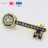China Popular selling spinning 3D sandblasting  unique design soft enamel zinc  alloy metal pins for sale