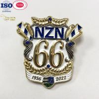China Shiny Gold Souvenir Metal Lapel Pins Clown Christmas Cute Soft Hard Enamel Badge for sale