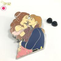 China Cartoon Mermaid Ocean Cute Animal Lapel Pin Custom Shaped Badge Metal Enamel For Souvenir for sale