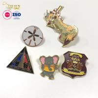 China School Metal Lapel Pins Clothes Cartoon Cute Animal Enamel Pin Sublimation Blank Badge for sale