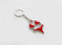 China Chinese Supplier High Quality Promotional Gift Personalise Fashion Custom Logo Bag Shape Metal Pu Leather Keychain for sale